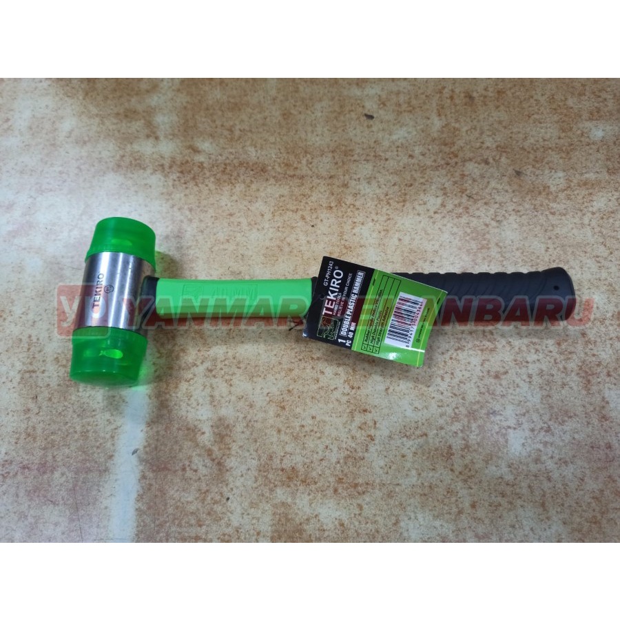 Jual Palu Plastik / Martil Plastik TEKIRO Double Plastic Hammer 40mm ...