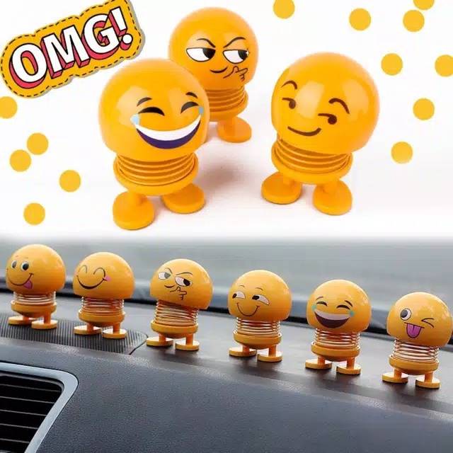 Jual Boneka Per Emoji Pajangan Dashboard Mobil Spring Doll Emoticon ...