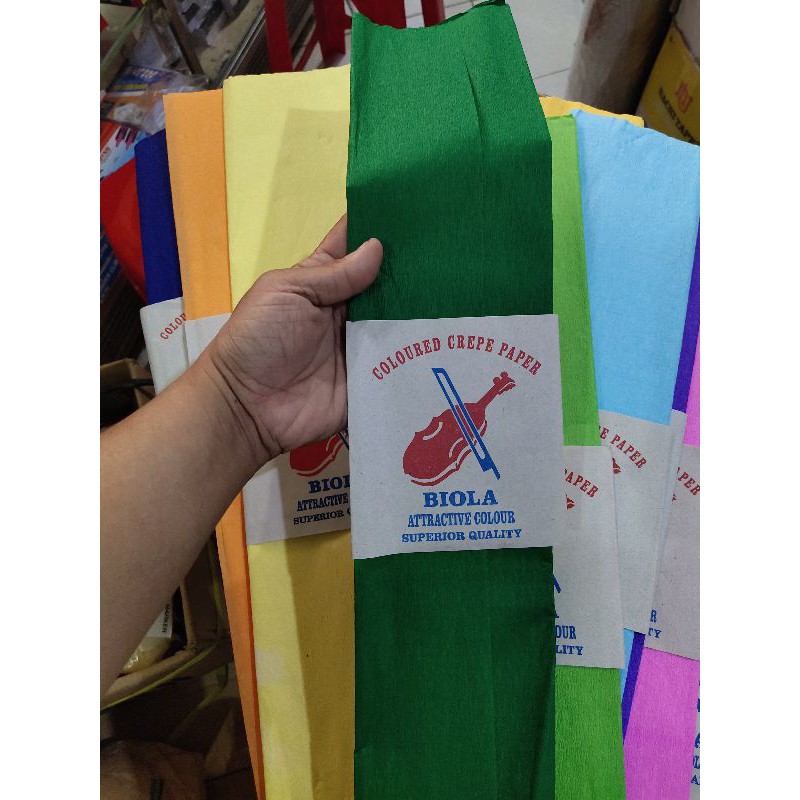 Jual Kertas Krep biola (60x120cm) 1pcs | Shopee Indonesia
