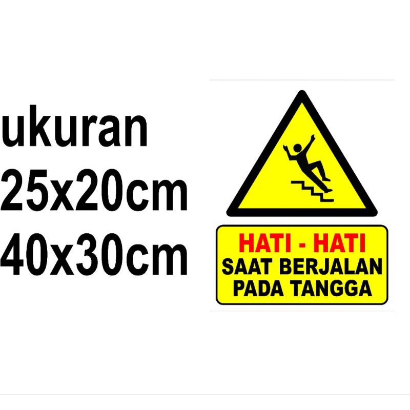 Jual STIKER HATI HATI BERJALAN PADA TANGGA | Shopee Indonesia