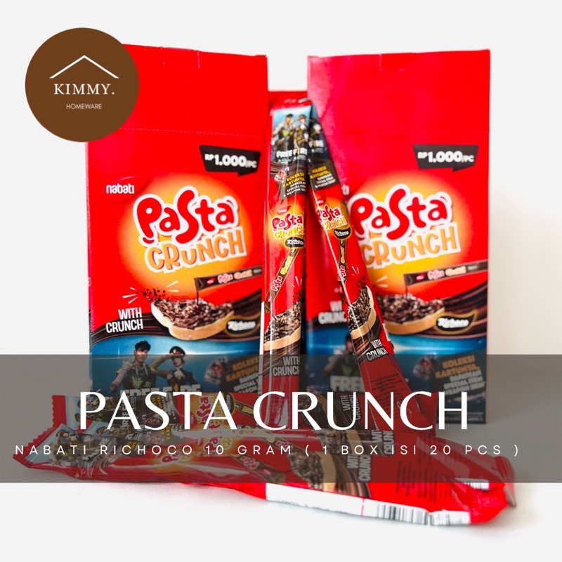 Jual NABATI PASTA CRUNCH RICHOCO 10 GRAM 1 BOX ISI 20 / STIK COKELAT ...