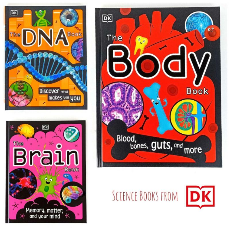 Jual DK The Brain Book | The DNA Book | The Body Book | Shopee Indonesia