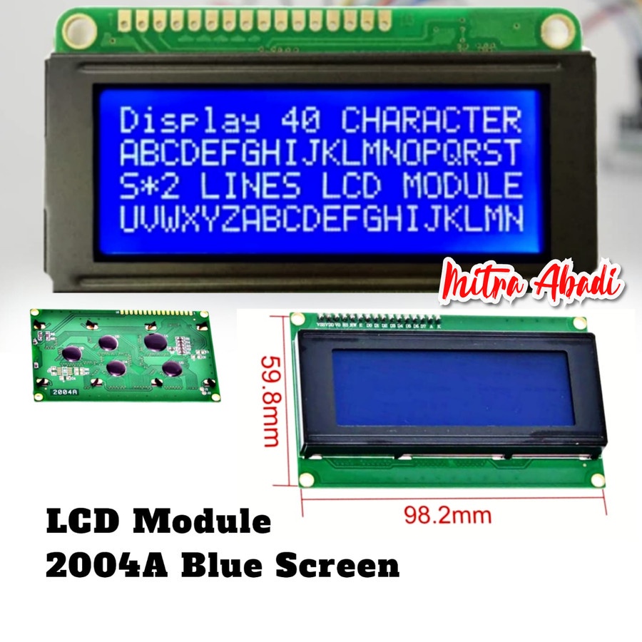 Jual LCD Module 2004A Blue Screen | Shopee Indonesia