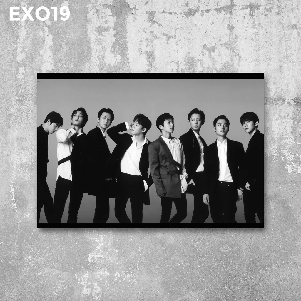 Jual Poster EXO Kayu A4 EXO19 | Shopee Indonesia