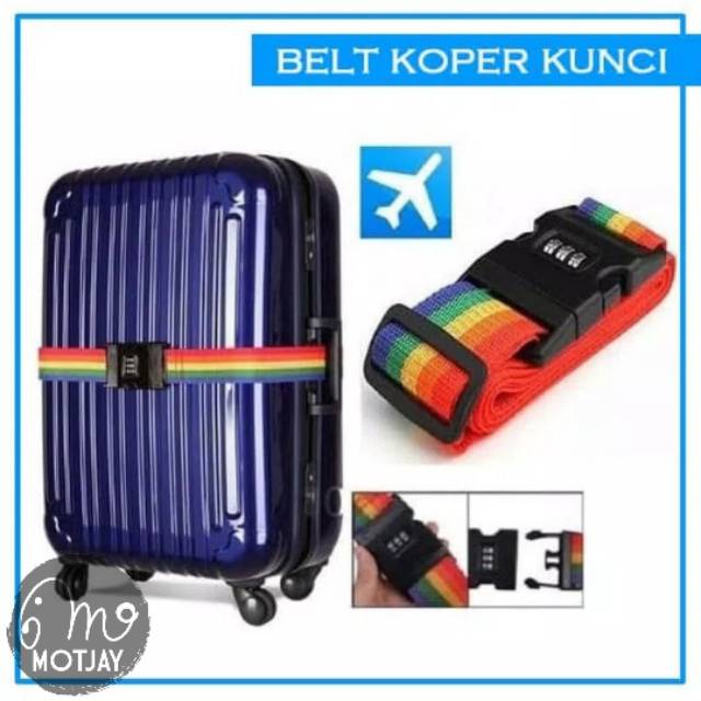 Jual Belt Koper Tali Pengikat Koper Dengan Kunci Pengaman | Shopee ...