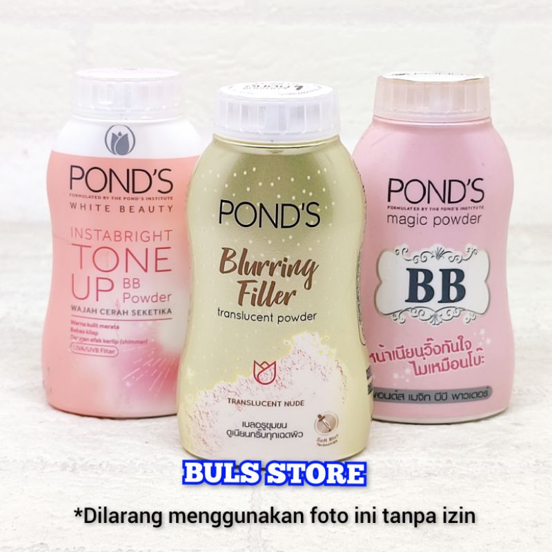 Jual Ponds Magic BB Powder Pink/Instabright Tone Up/Blurring Filler ...