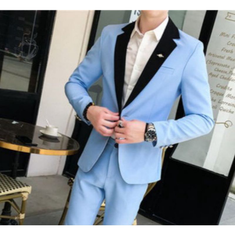 Jual Setelan jas pria lengkap / Setelan jas pria 1 set / Setelan blazer ...