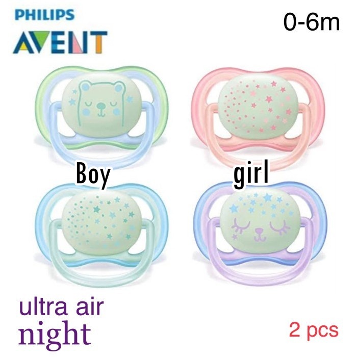 Jual EMPENG AVENT ULTRA AIR SOOTHER DECO PACIFIER ISI 2 PCS | Shopee ...