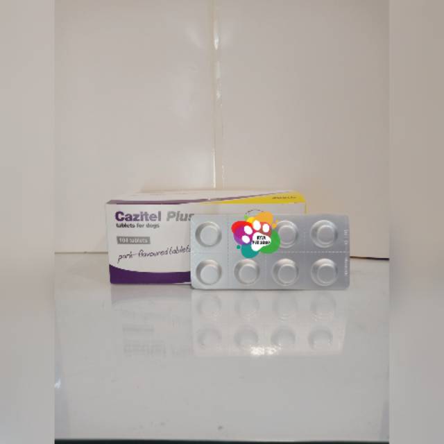 Jual Cazitel Plus Pork Flavour / Obat Cacing Anjing | Shopee Indonesia