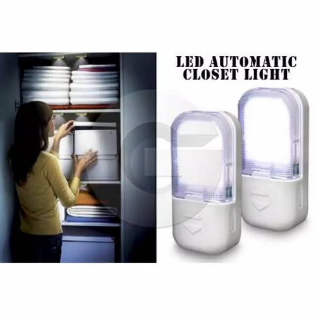 Jual Lampu LED Otomatis Open ON Lampu Darurat Lemari | Shopee Indonesia