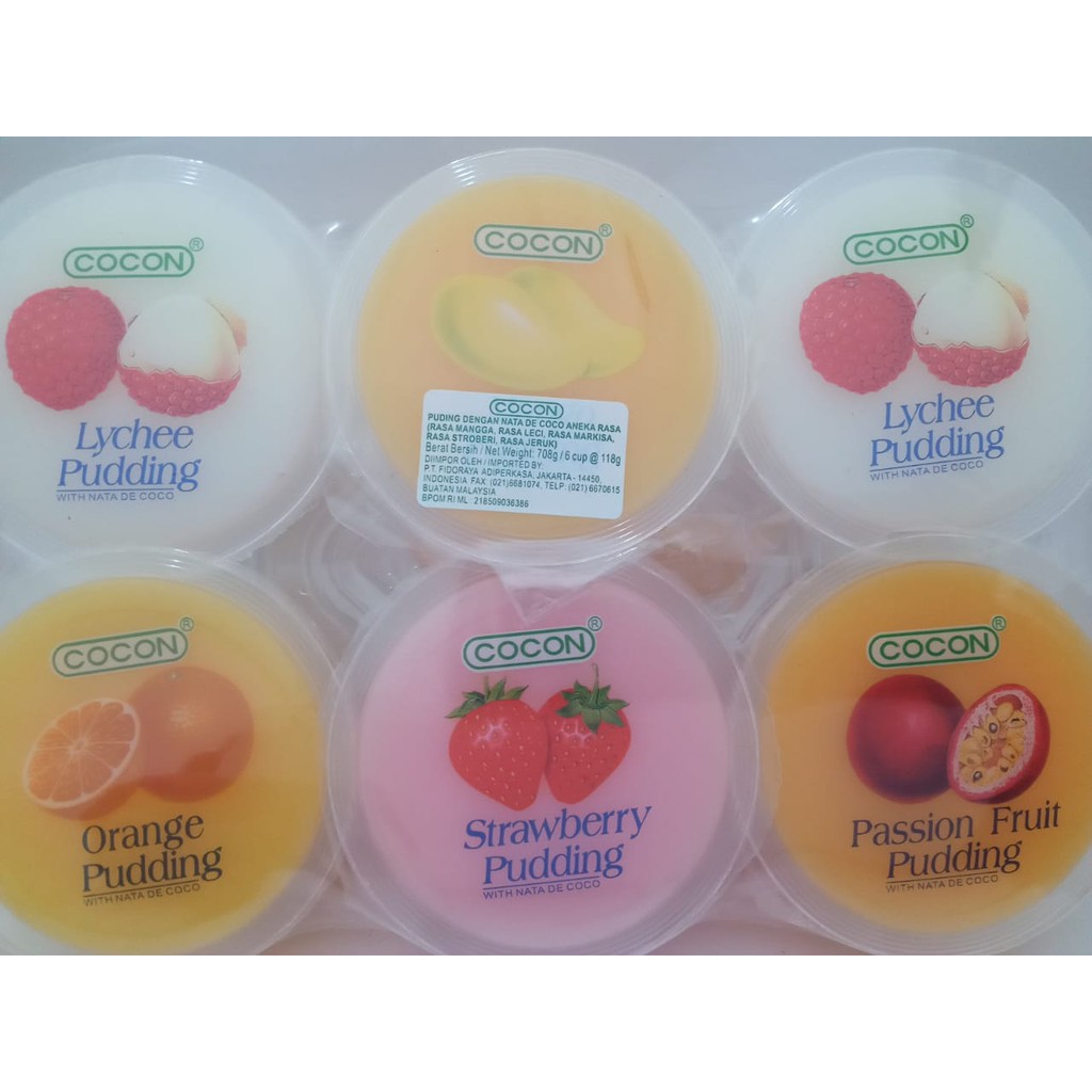 Jual Cocon Nata Decoco Puding Mixed 6 X 118gr | Shopee Indonesia