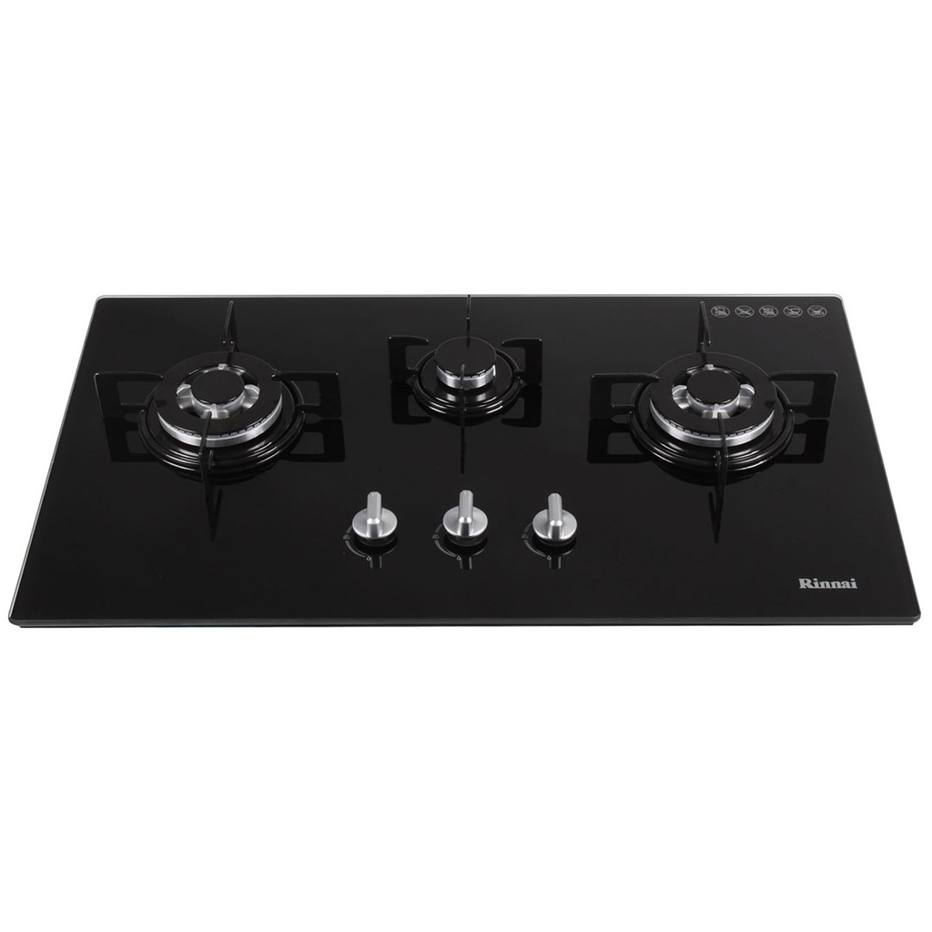Jual Rinnai Kompor Gas Tanam Kaca 3 Tungku RB-713N(GB) | Shopee Indonesia