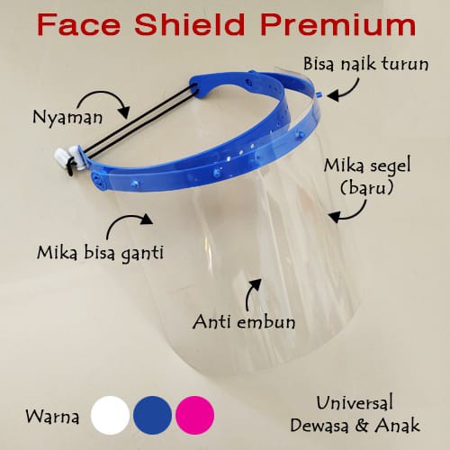 Jual Face Shield Dental Medis Premium APD Mask Masker Wajah Universal ...