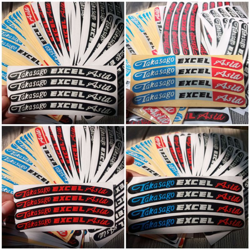Jual STICKER TAKASAGO EXCEL ASIA CUTTING STICKER CUTTING MOTOR CUTTING ...