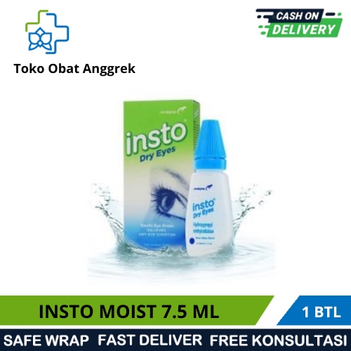 Jual INSTO MOIST 7.5 ML/TETES MATA/PELEMBAB PADA MATA KERING | Shopee ...
