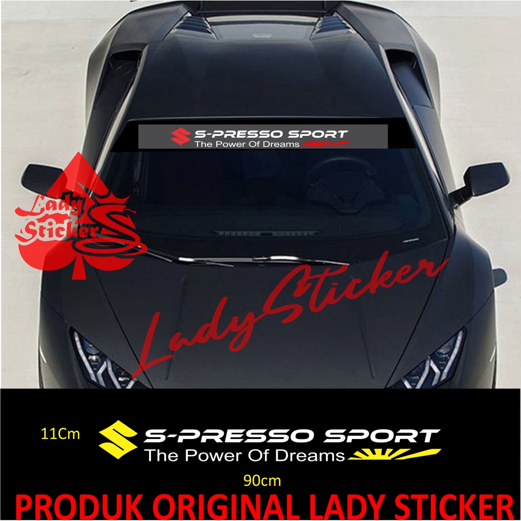 Jual STICKER MOBIL S-PRESSO STICKER KACA DEPAN BELAKANG MOBIL SUZUKI S ...
