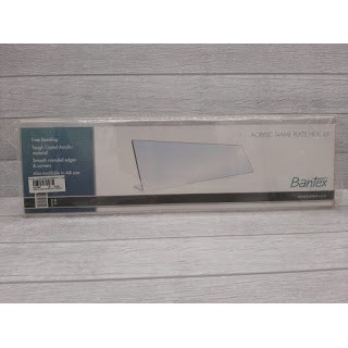 Jual Bantex Slanted Name Plate Holder - Ref.8856 / Acrylyc Papan Nama ...