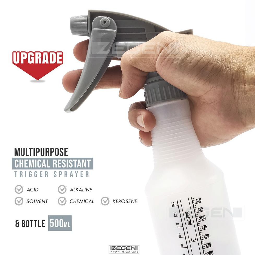 Jual BOTOL 500ML & KEPALA SPRAYER / SEMPROTAN MULTIPURPOSE TAHAN KIMIA ...