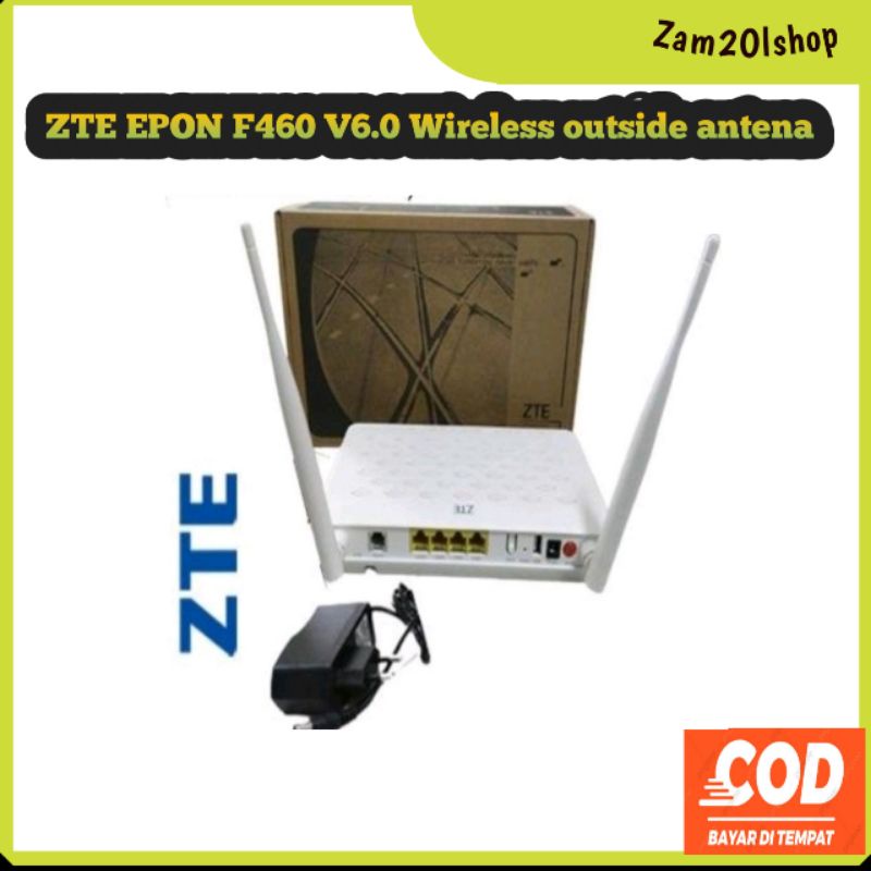 Jual Router modem ZTE EPON F460 V6.0 Wireless outside antena[COD ...