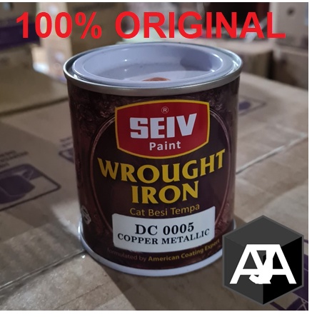 Jual Cat Besi Seiv Wrought Iron Mas Tembaga Copper Metallic Brilliant ...
