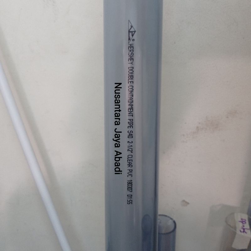 Jual Pipa PVC Transparan Bening Clear Sch 40 2 1/2 " inchi DN 65 ...