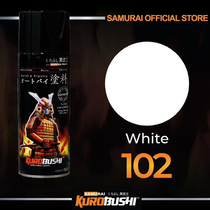 Jual Samurai Paint White 102 Putih Solid #102 | Shopee Indonesia