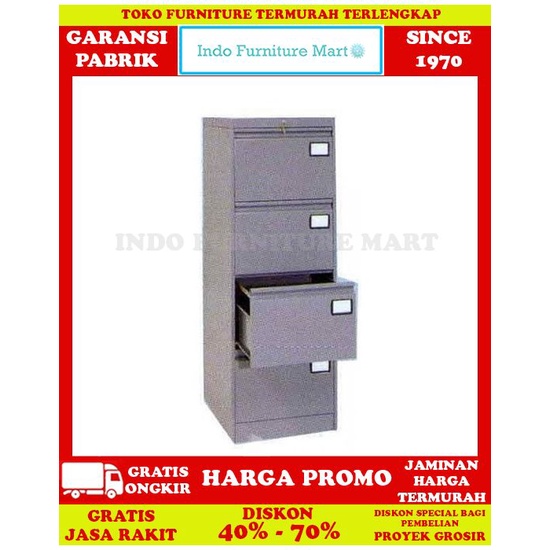 Jual FreOk Lemari Arsip Filing Cabinets Kabinet Kantor Besi Brother Bs ...
