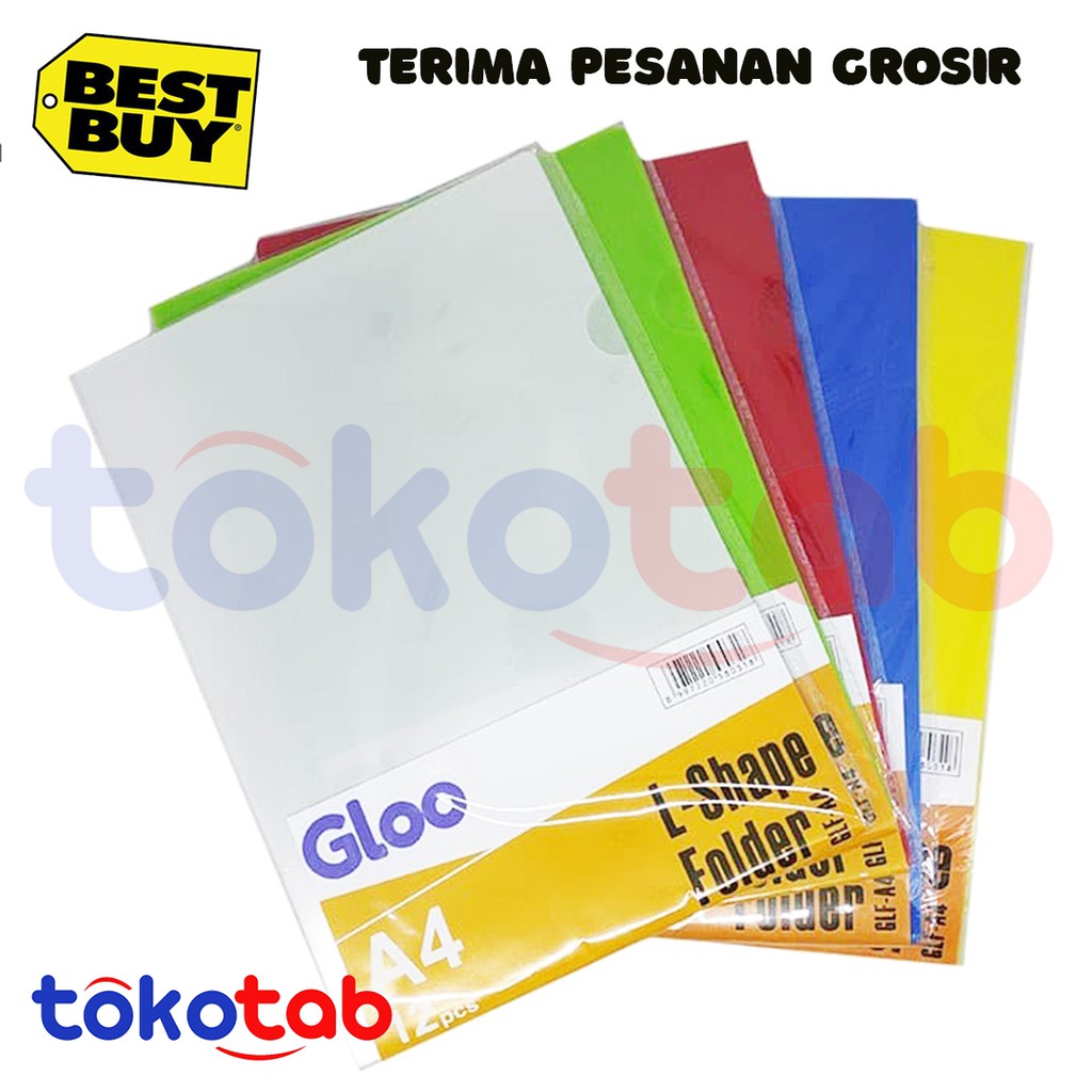 Jual Tokotab - Map L Map Plastik GLOO Ukuran A4 dan F4 | Shopee Indonesia
