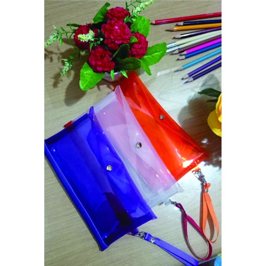 Jual dompet mika pvc leather pouch mika pvc leather tas mika pvc ...