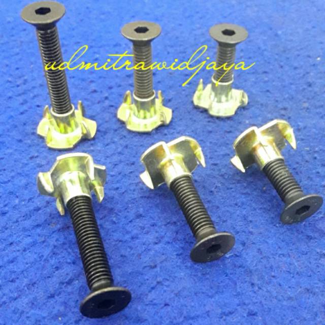 Jual Mur cakar M6 & Baut box speaker (JF L) | Shopee Indonesia