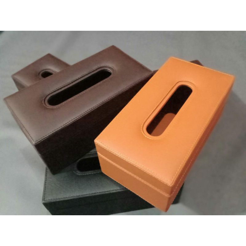 Jual TISSUE BOX Tempat Tisu Kulit Oscar Premium Mobil Rumah Kantor busa ...