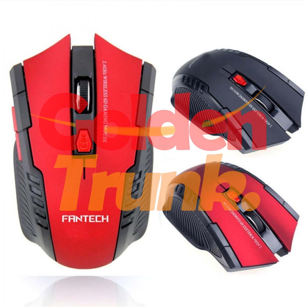 Jual Fantech Gaming Mouse Wireless 2000 DPI - W4 | Shopee Indonesia