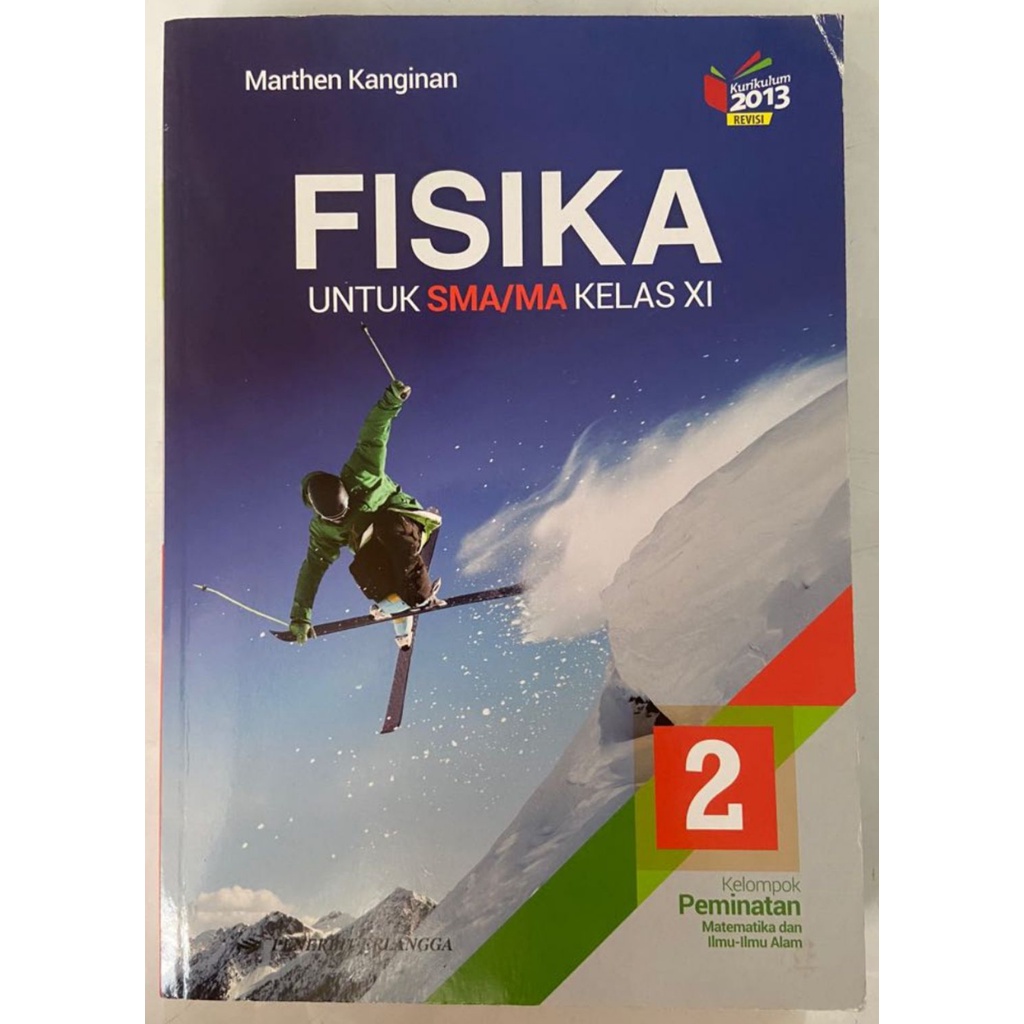 Jual Buku Paket Cetak Pelajaran Fisika Kelompok Peminatan Kelas 11 Penerbit Erlangga Kurikulum ...