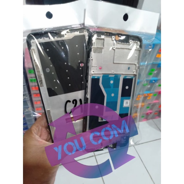 Jual FRAME LCD REALME C21Y ORIGINAL TULANG TATAKAN MIDLE PLATE MESIN ...