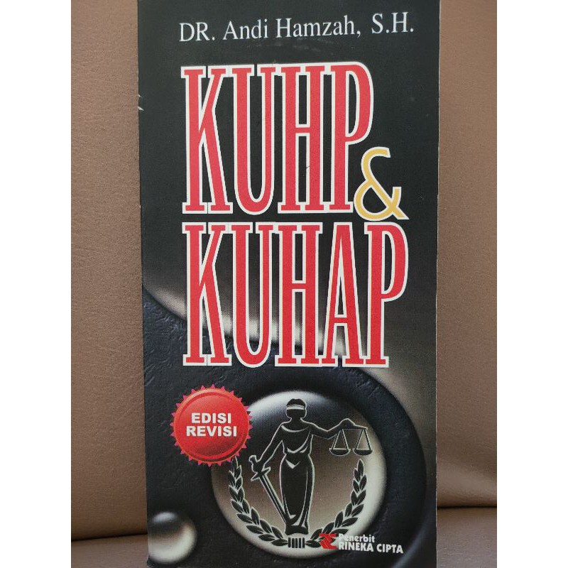 Jual BUKU ORIGINAL KUHP & KUHAP - ANDI HAMZAH | Shopee Indonesia