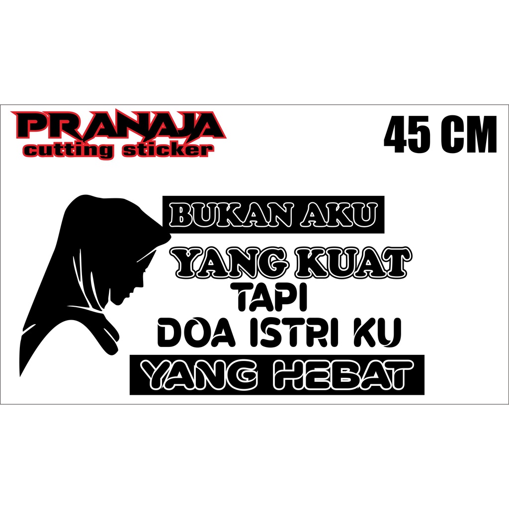 Jual stiker viral stiker keren stiker motor stiker mobil kata-kata ...