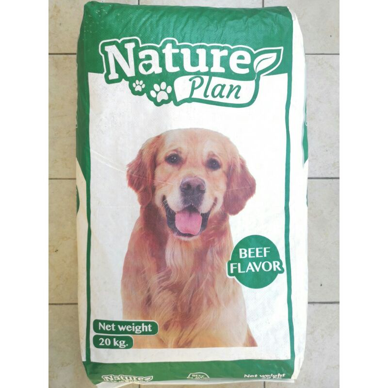 Jual Nature plan beef 20kg / dog food nature plan beef (Grab Gosend ...