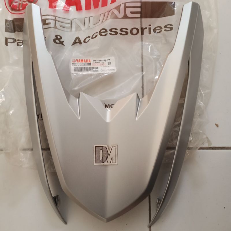 Jual panel front tameng depan warna silver Mio m3 2PH-F3391-00 asli ...
