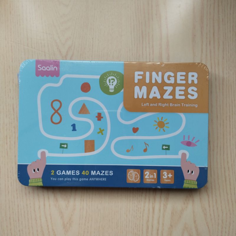 Jual Finger Mazes Game Mengasah dan Melatih Keseimbangan Otak | Shopee ...