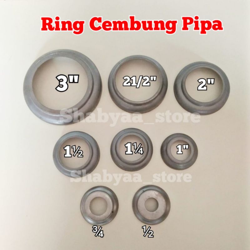 Jual Ring cembung tapak kaki pipa ornamen aksesoris asesoris pagar besi ...
