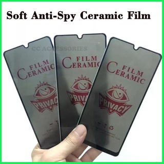 Jual Anti Gores Ceramic Matte spy Privacy Hitam For Oppo A58 A78 4G 5G A54S A18 A57 A54 A17 A17S ...