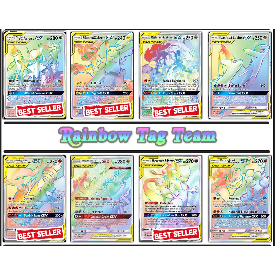 Jual KARTU POKEMON TCG RAINBOW GX TAG TEAM HOLOGRAM ENGLISH VERSION ...