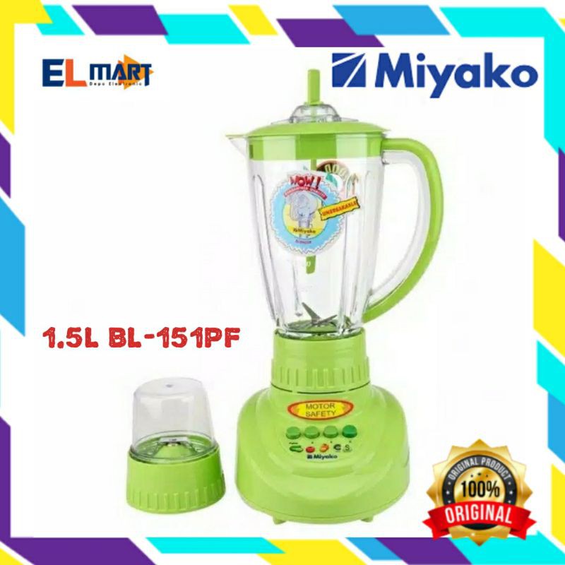 Jual Miyako Blender Plastik 1,5L BL 151PF/AP 151 PF BL151PF Penggiling ...