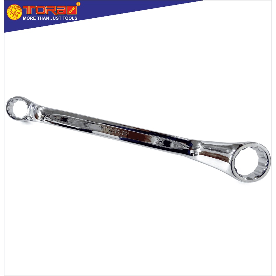 Jual TORA Kunci Ring 19 x 22 mm - Double Ring Offset Spanner | Shopee Indonesia
