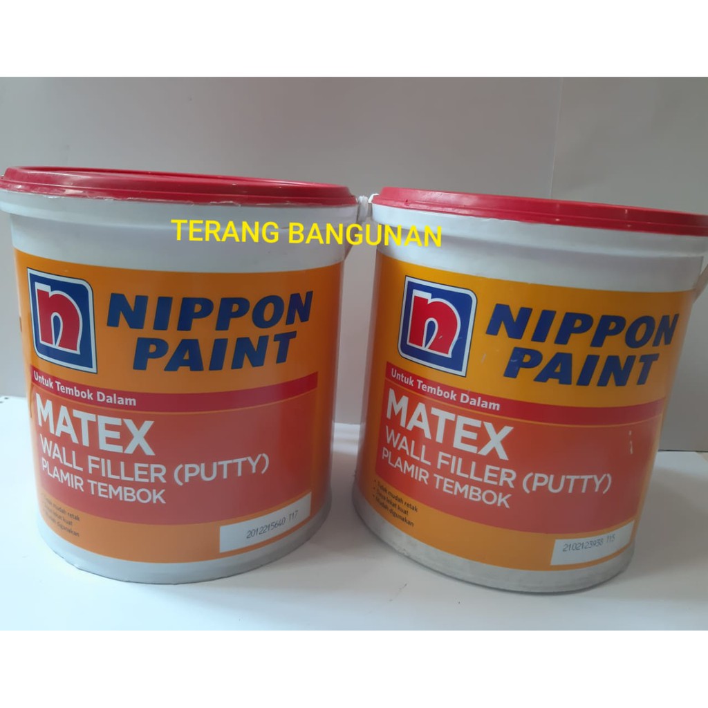 Jual PLAMIR MATEX/MATEX WALL FILLER NIPPON PAINT 4KG | Shopee Indonesia