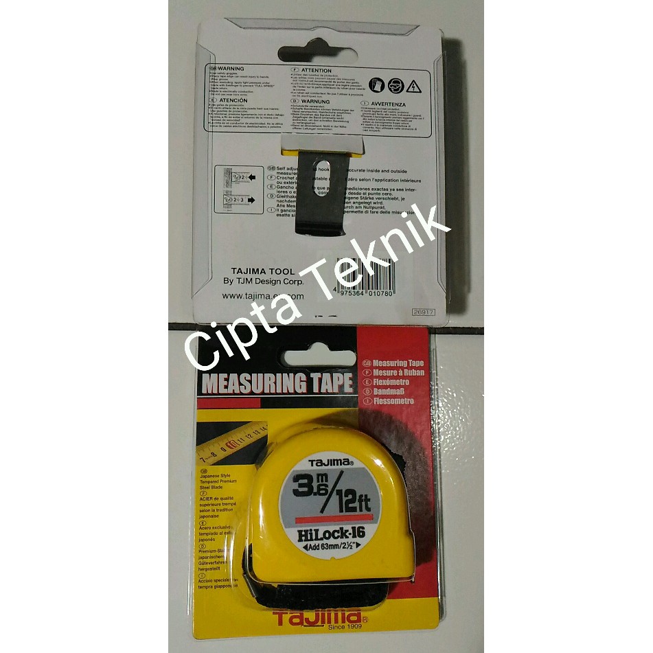Jual Meteran Tajima Asli 3 Meter Measuring Tape Original | Shopee Indonesia