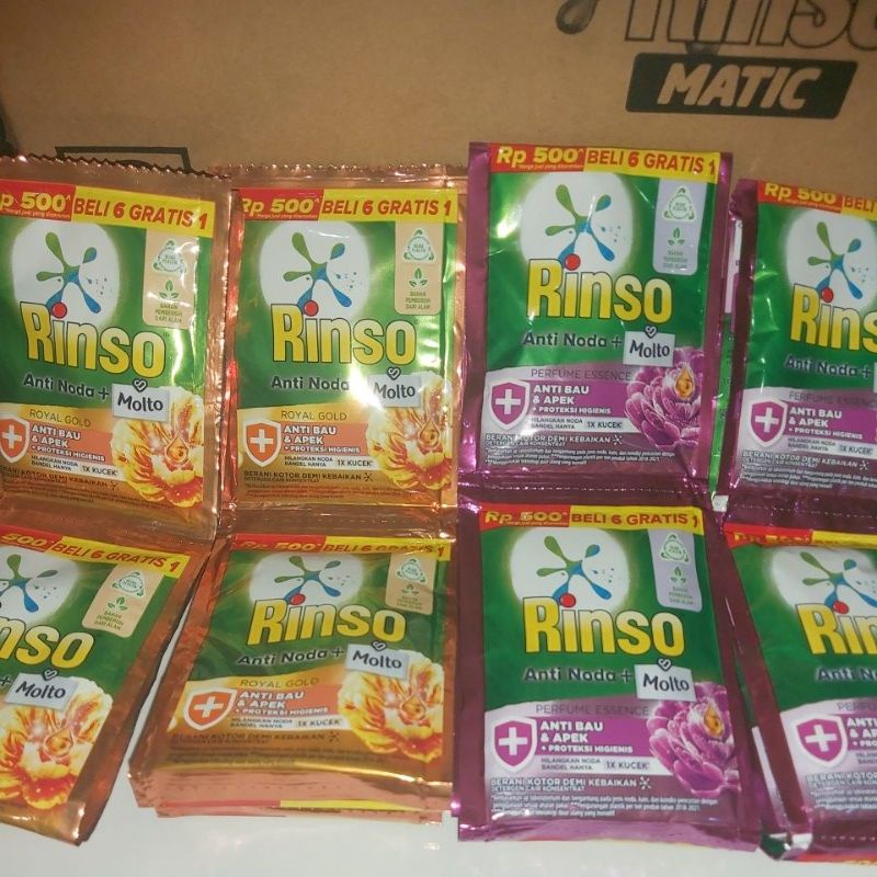 Jual Rinso cair 500an renceng 12sachet | Shopee Indonesia