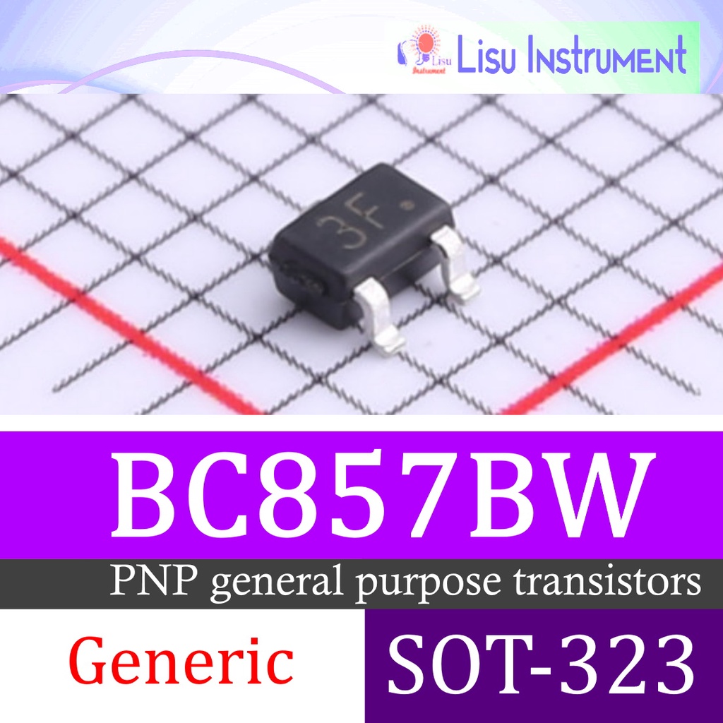 Jual BC857 3F BC857BW 65V 100mA PNP General-purpose Transistors SOT-323 ...