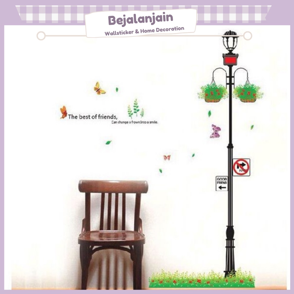 Jual BEJALANJAIN - Sticker dinding Lampu - Wall Sticker Tembok ...