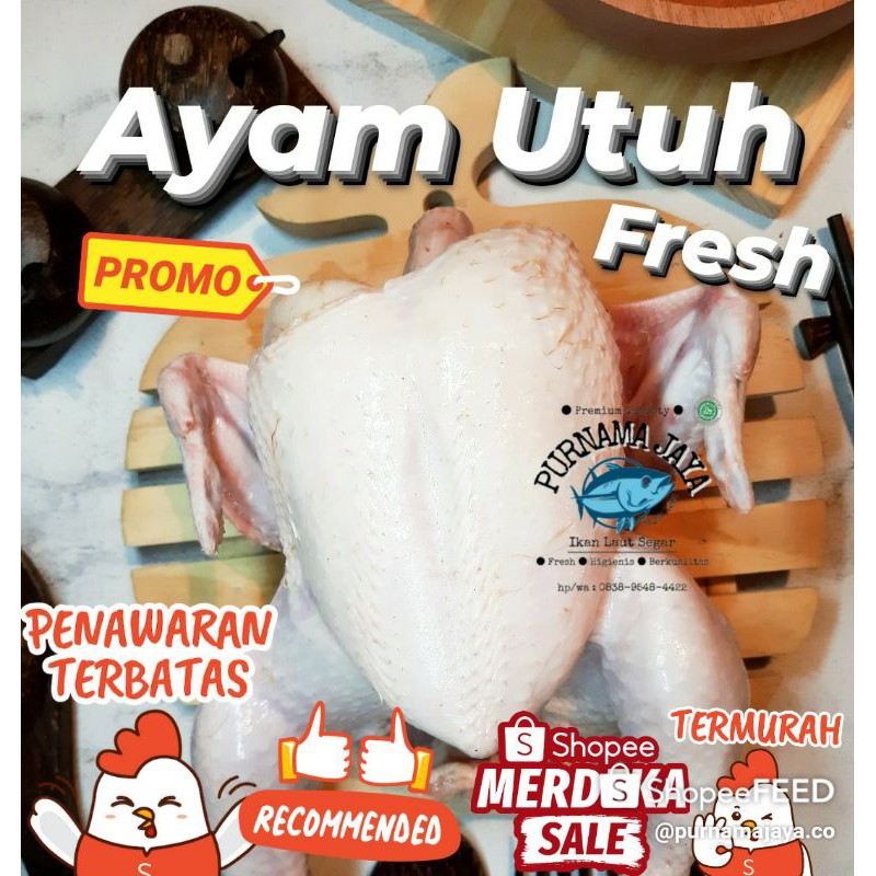 Jual Ayam Potong Fresh 1kg | Shopee Indonesia